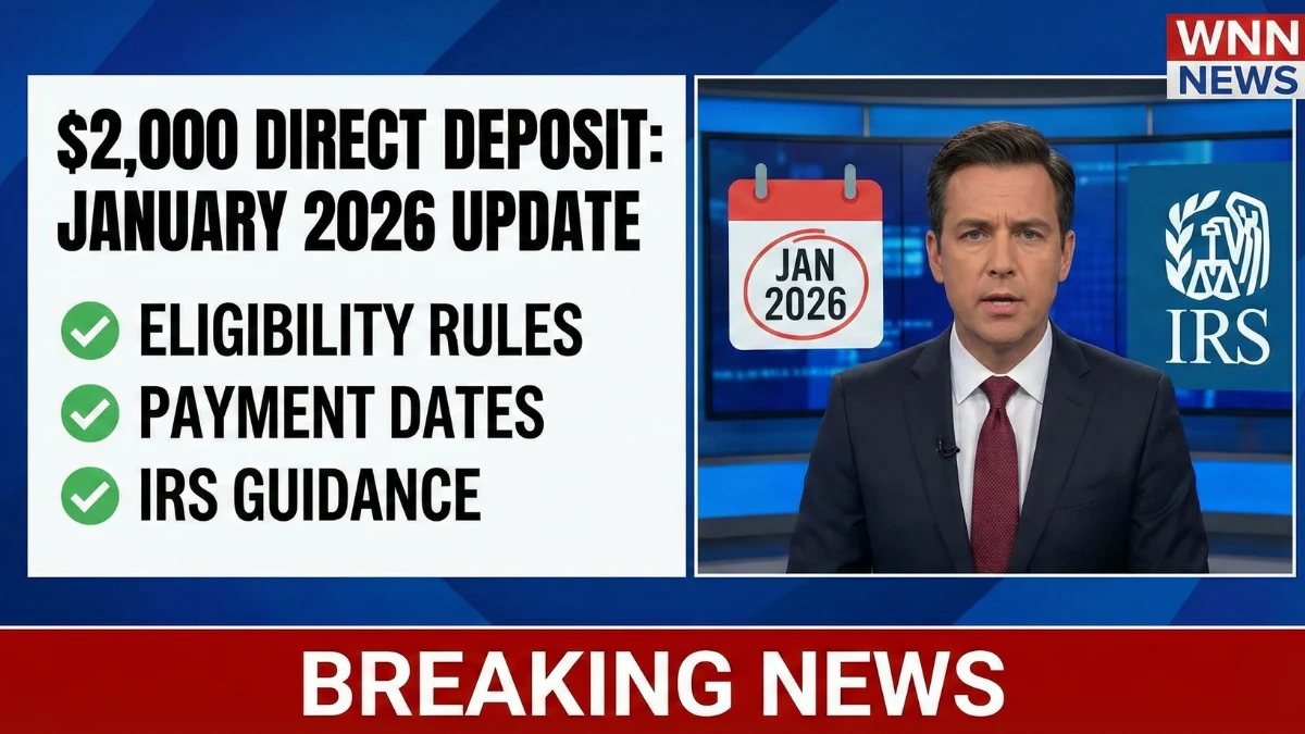 $2,000 Direct Deposit January 2026 Explained: Eligibility Rules ...